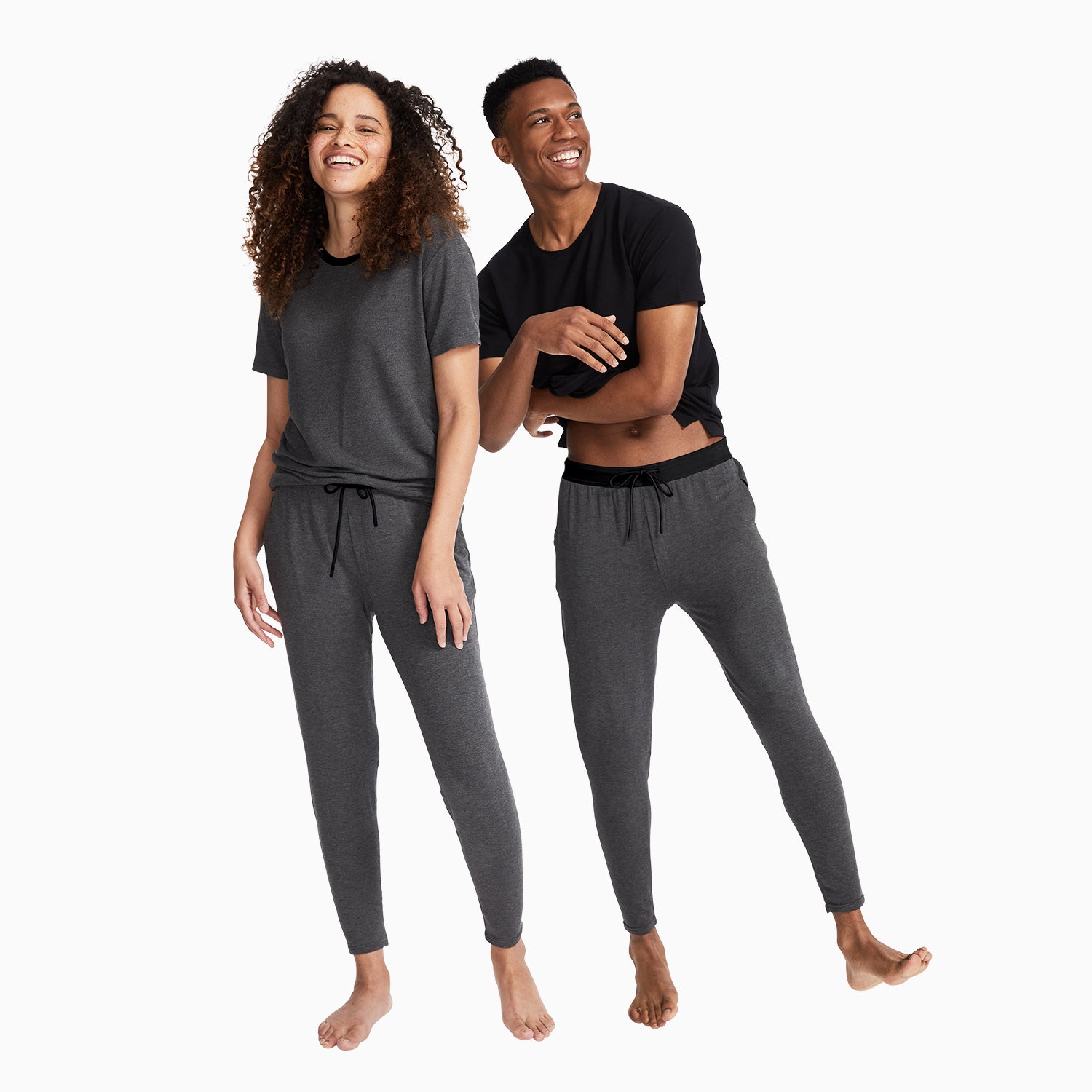 Breathable No-Sweat Sweatpants | Long Jambys | Jambys | Gray/Black